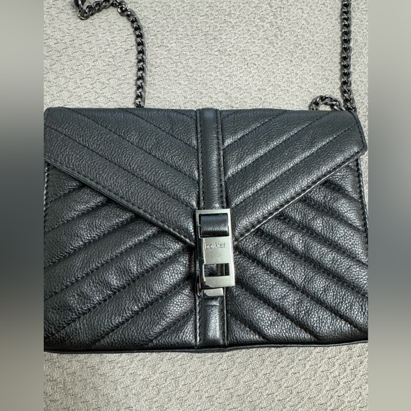 Botkier | Bags | Botkier Leather Crossbody Bag With Chain Strap | Poshmark